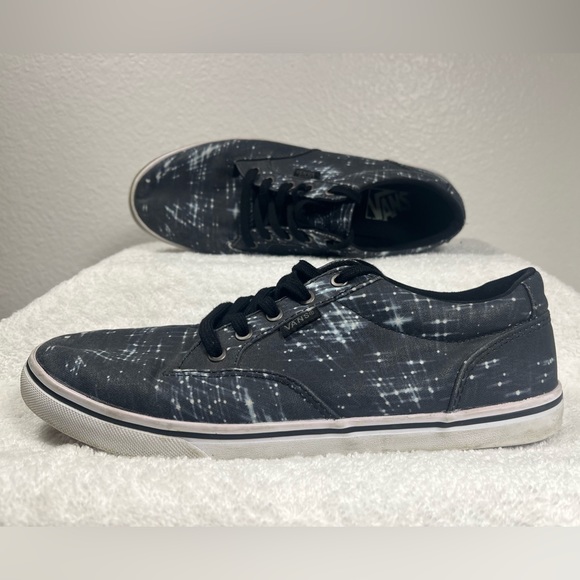 Vans | Shoes | Vans Low Tops Shoes Shooting Star Design With Navy Blue ...